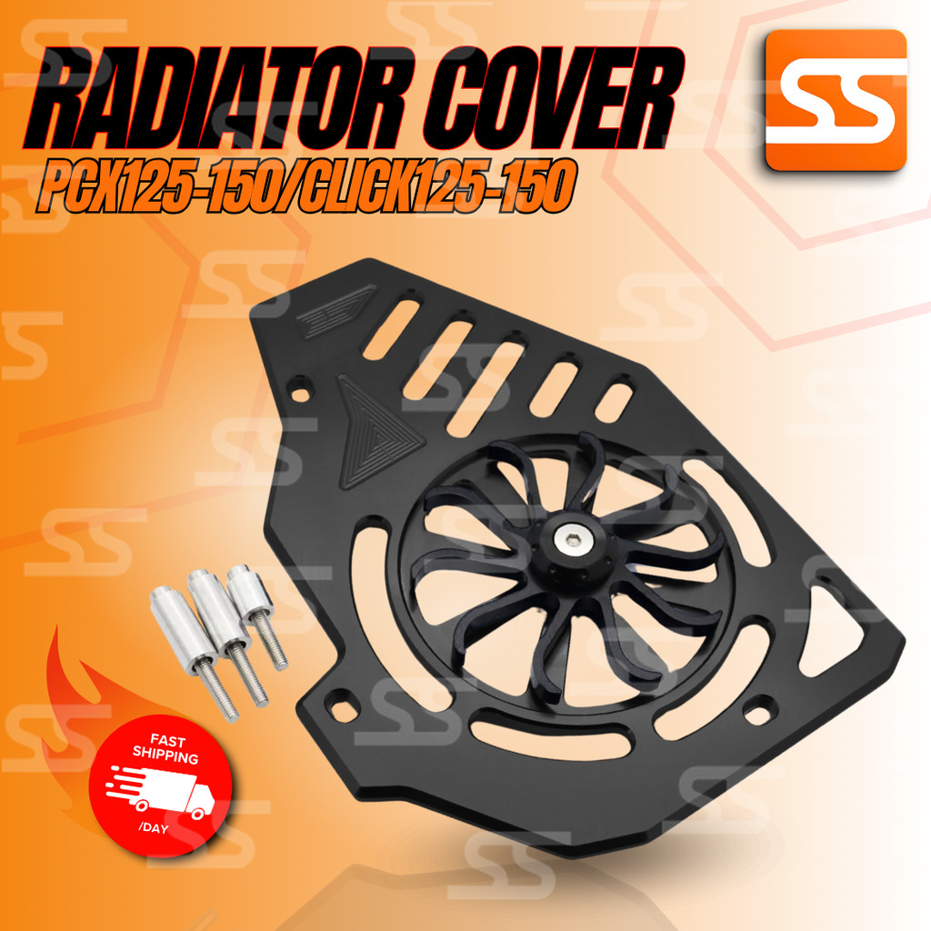 CLICK 125 V1 V2 NMAX 155/NMAX 2020 CNC RADIATOR COVER THICKER STYLE ...
