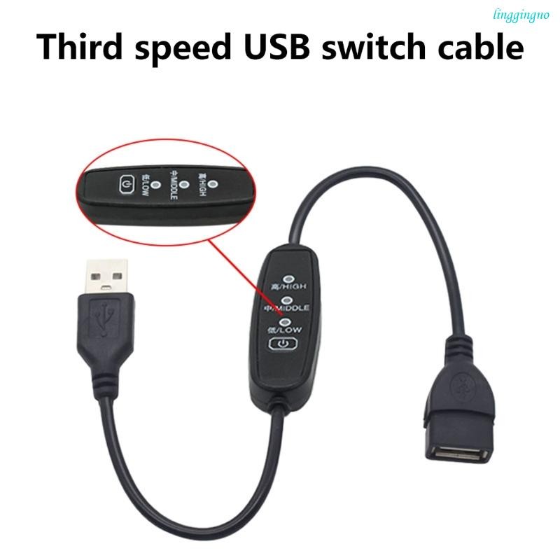 RR USB Cable with Switches Male to Female Speed Control Extension Cord ...