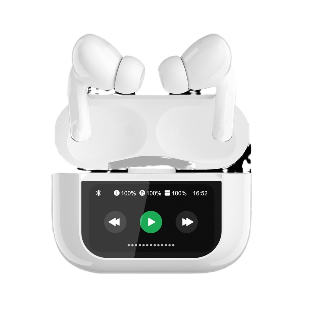 New Style LCD Smart Color Screen Bluetooth Headset Touch ANC Active ...