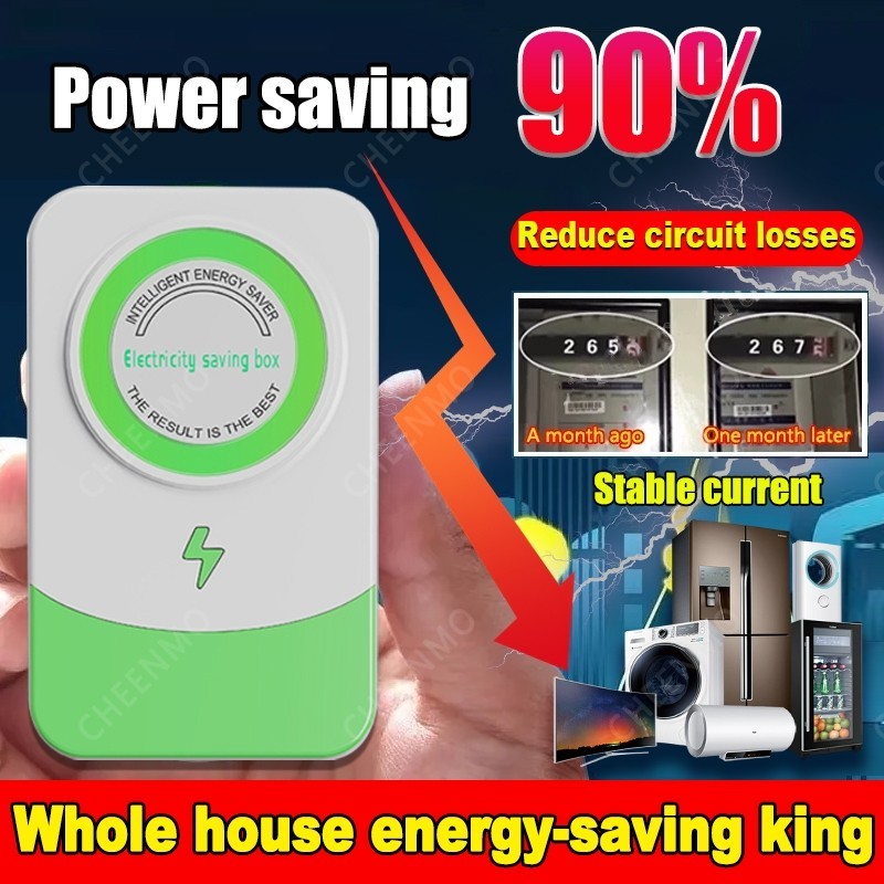 Upgrade Electricity Saving Box Electric Home Smart Energy Power Saver ...