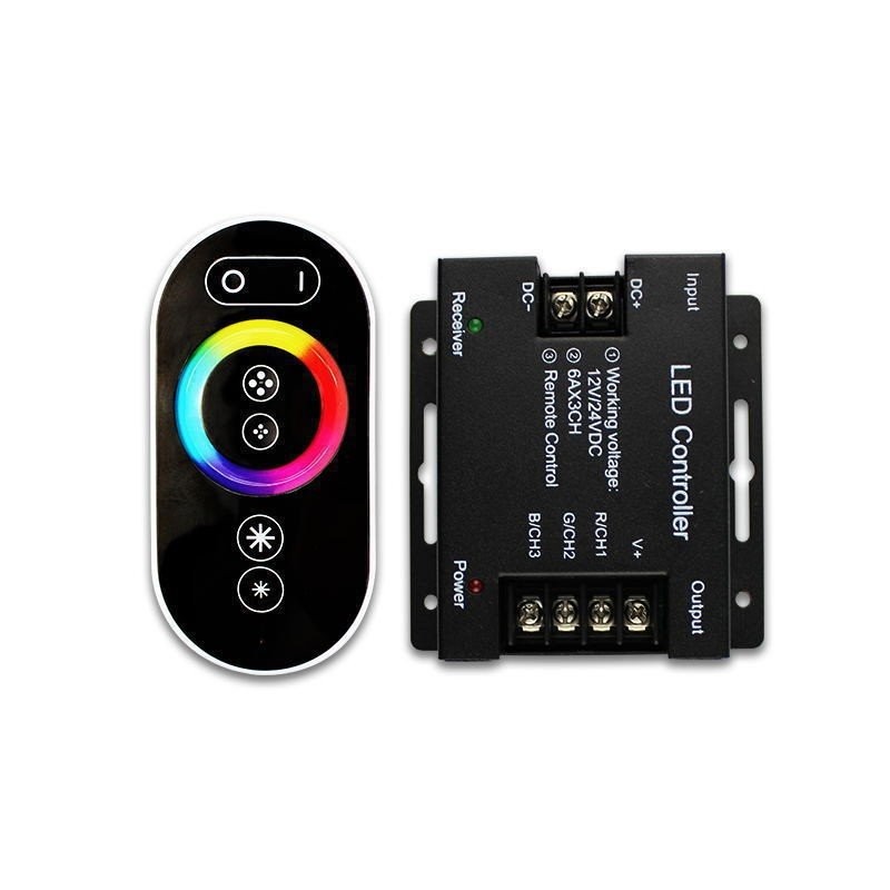 Steel Casing Six-Key Full Touch Remote Control Seven-Color Light Band ...