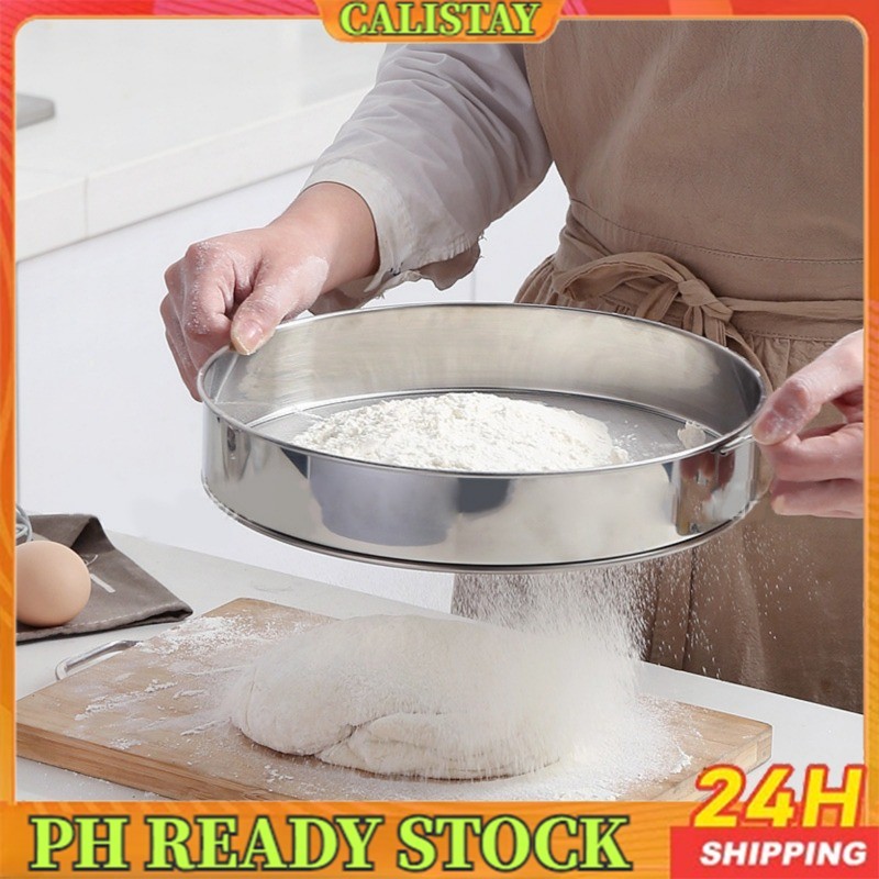 Stainless Steel Cooking Sieve for Flour Tea Pasta Strainer Tamis Flours ...