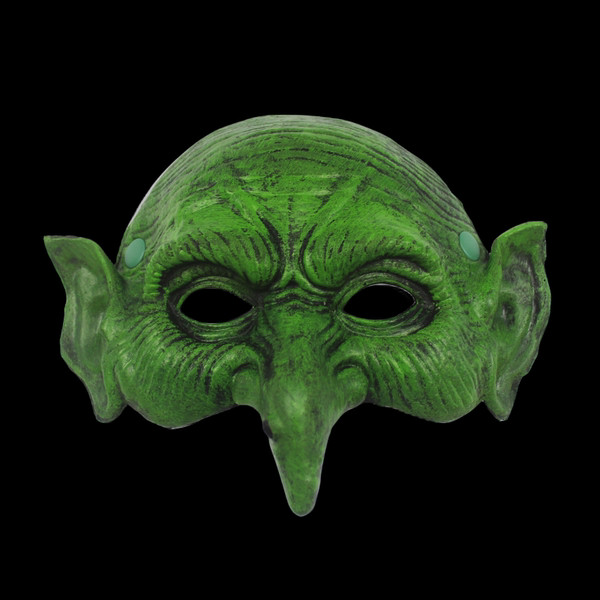 Halloween Witch Mask Masquerade Show cos Scary Horror Witch Demon ...