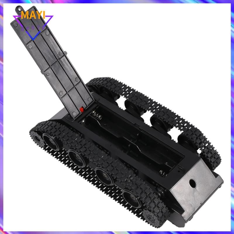 【Mayige97k】Rc Tank Smart Robot Tank Car Chassis Kit Rubber Track ...