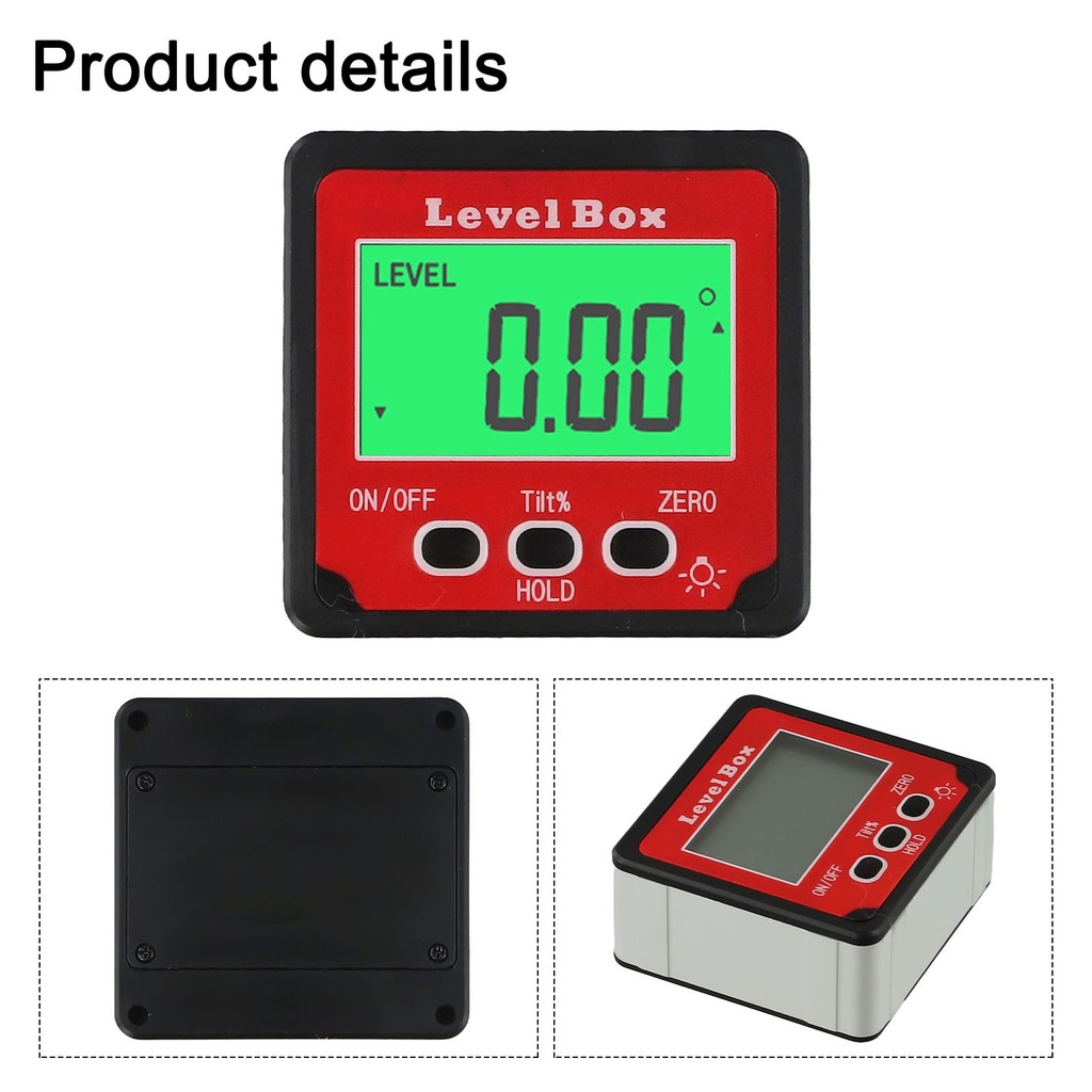 Professional Digital Inclinometer with Enhanced LCD Display for ...