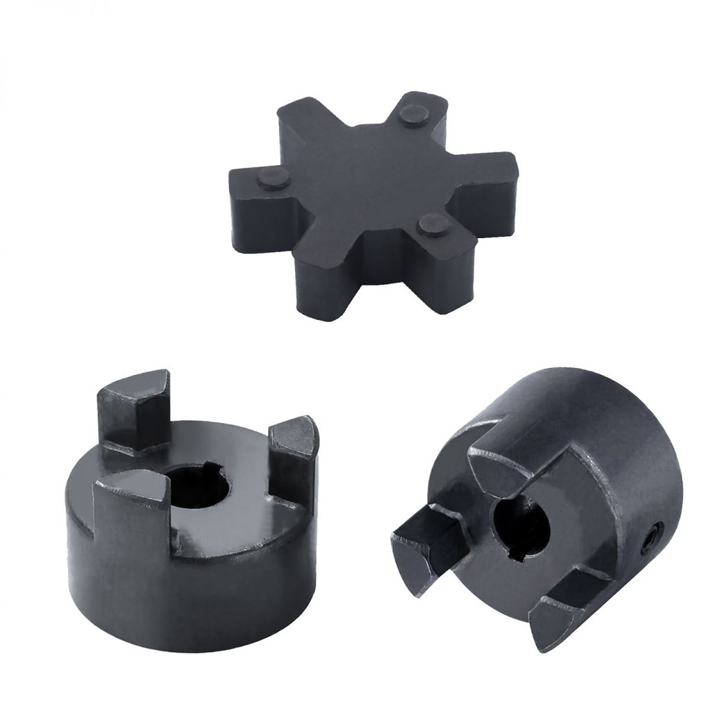 1/2 to 7/8 inch HT250 Steel L075 3-Piece L Jaw Coupling Coupler Set for ...