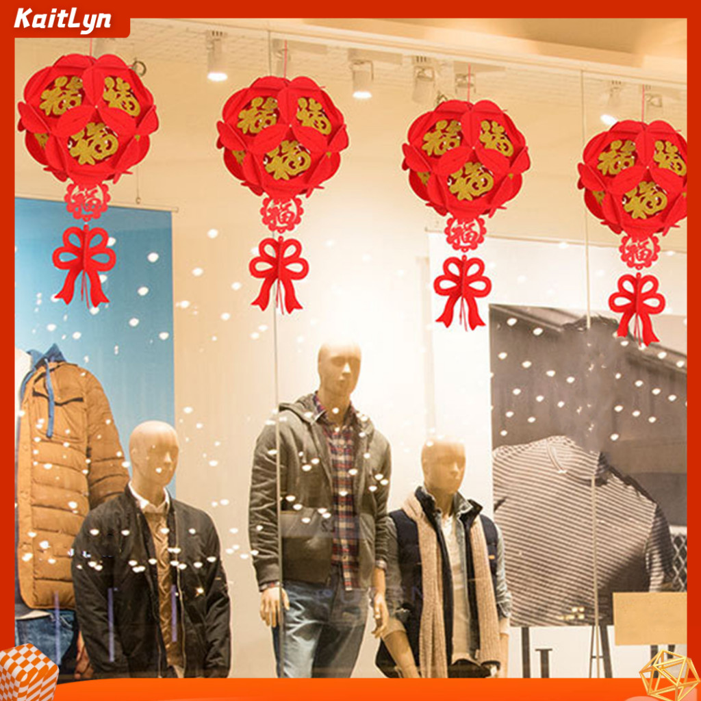 Chinese New Year Decorations Good Luck Lantern Traditional Diy Lantern ...