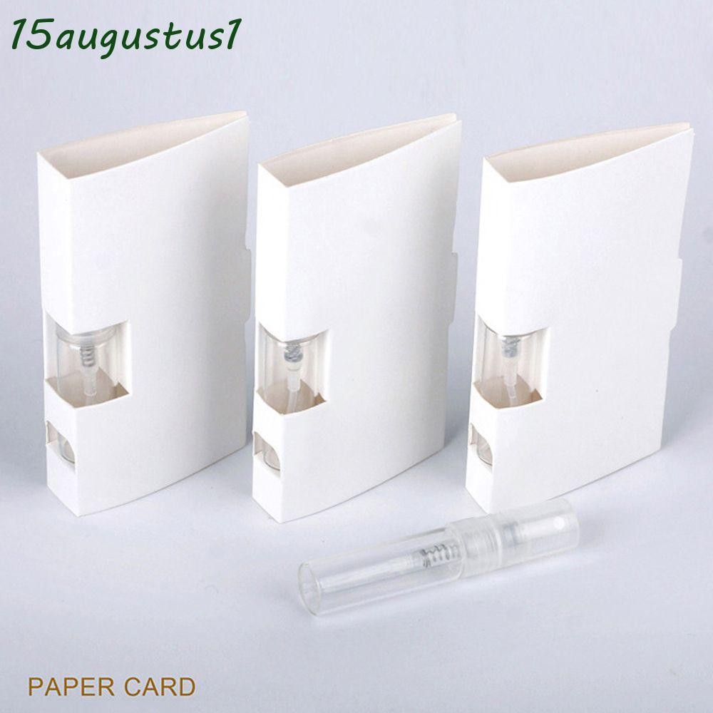 AUGUSTUS Perfume Bottle Paper Card Gift Girls Refillable Bottle Sample ...