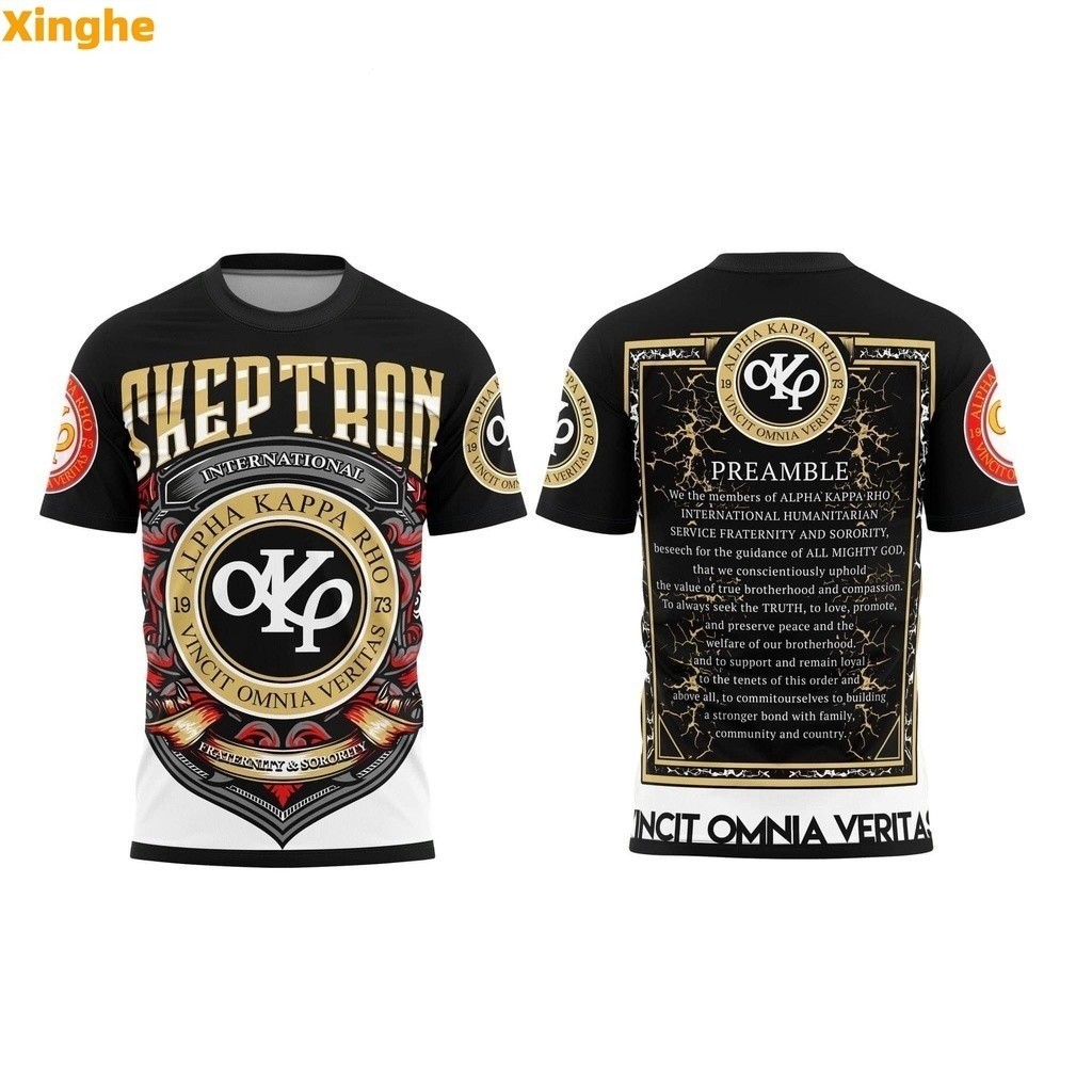 AKP 50th Anniversary Frat Shirt Alpha Kappa Rho Full Sublimation T ...