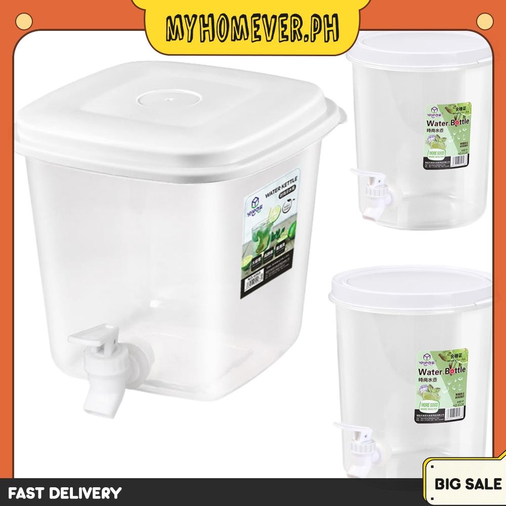3.5/5L Juice Container with Spigot Beverage Liquid Drink Container Cold ...
