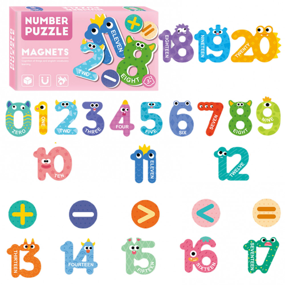 Large Size Magnetic Numbers Educational Learning Tool for Kids Numbers ...