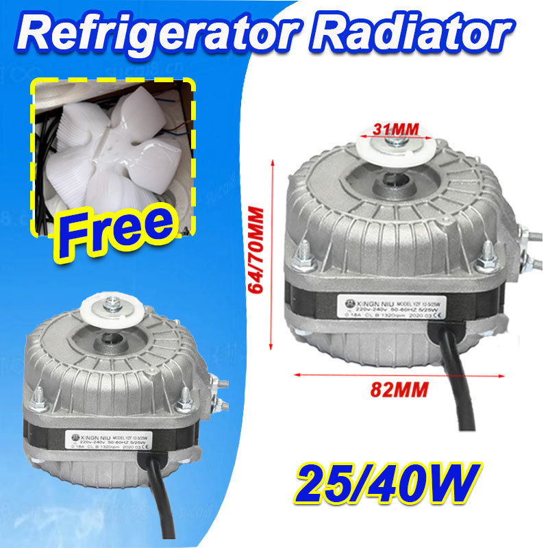 Refrigerator Freezer Cooling Fan Condenser Cover Freezer Fan Motor for ...