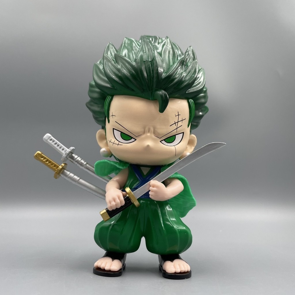 One Piece Peripheral GK Model Zoro Q Version Figurine Trendy Cute ...