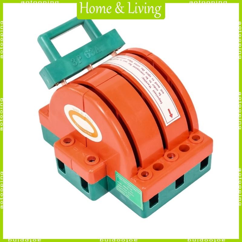 AOTOO 3 Poles Power Double Throw Switches 63A 380V Double Throw Safety ...