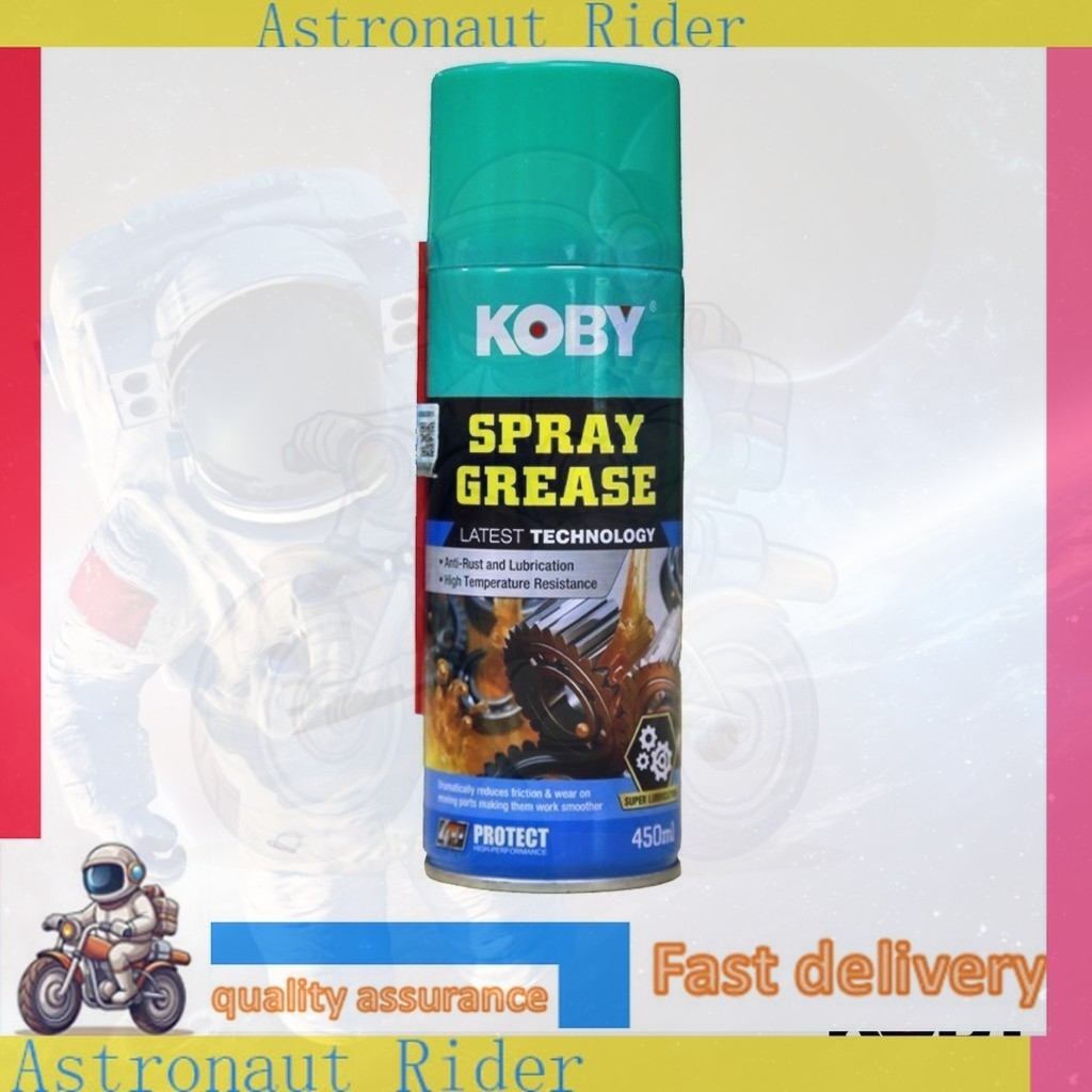 Koby Spray Grease 450ml for motorcycle Automotive parts care (2024NEW ...