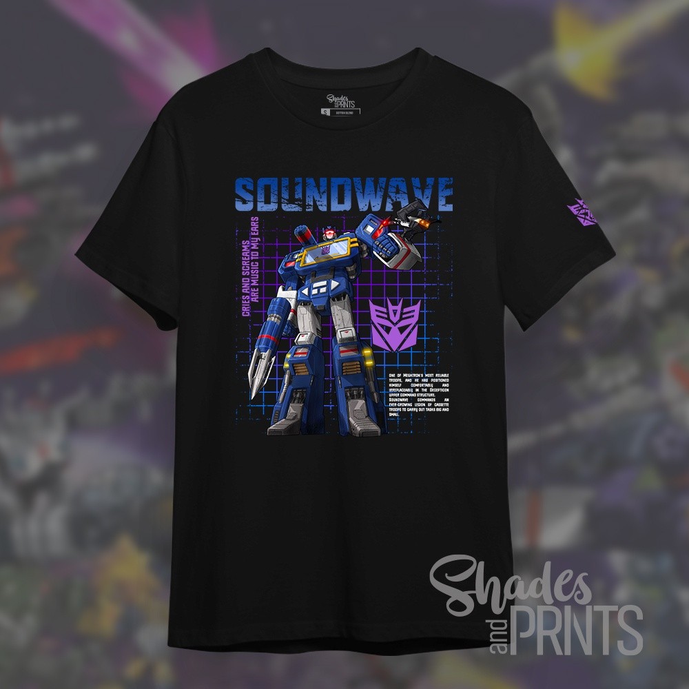 Transformers Soundwave Decepticon Retro 80s cartoons Customized Shirt ...