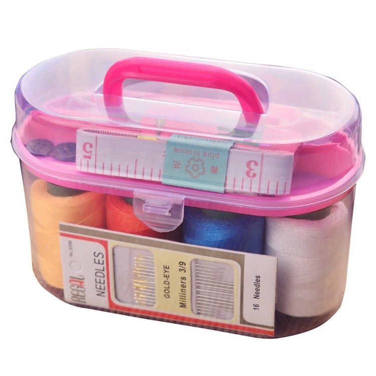 Sewing Kit Box Set 10 in1 small Household Sewing Tools Portable Sewing ...
