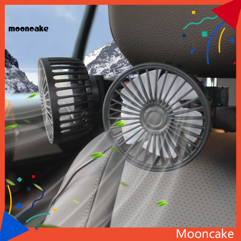 mooncake| Car Rear Seat Fan Car Cooling Fan Stay Cool on the Go with ...