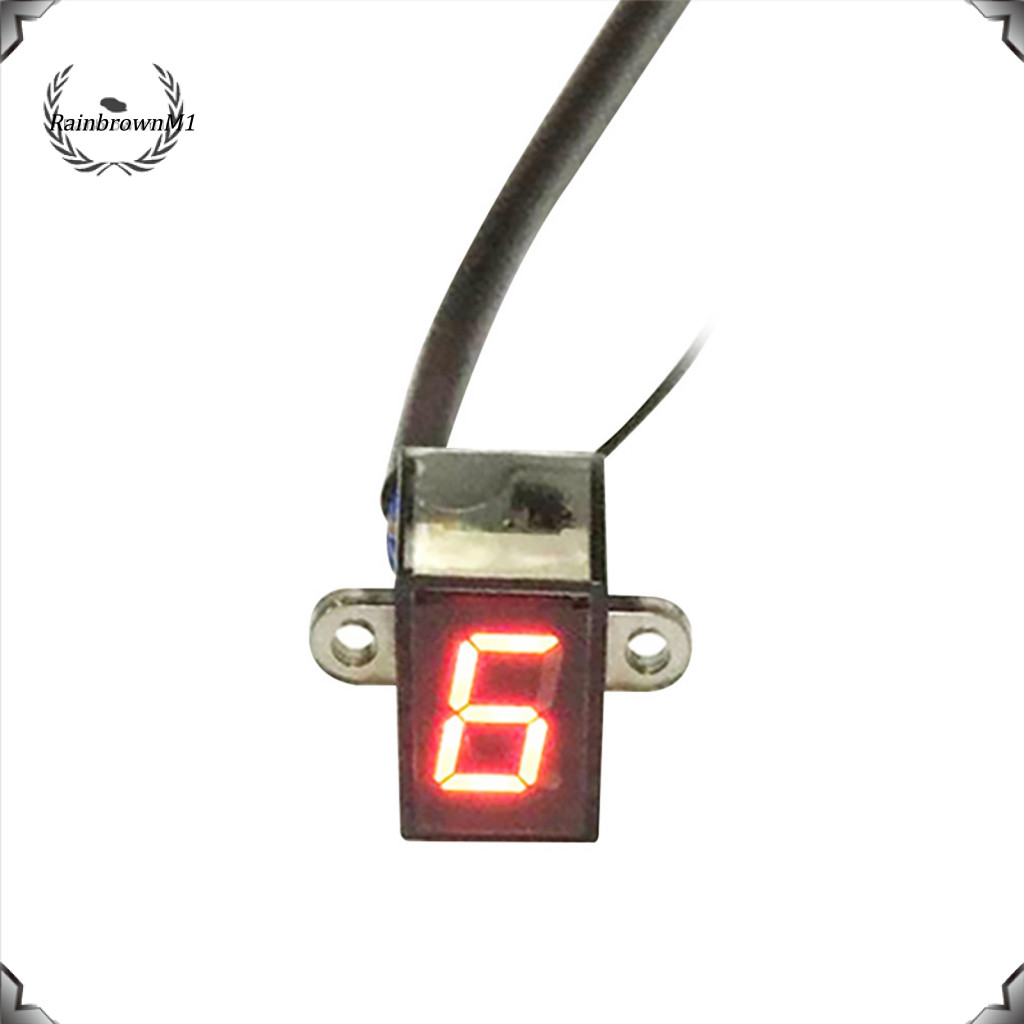 [Rm] 12V Universal Motorcycle Digital LED Gear Indicator Shift Lever ...