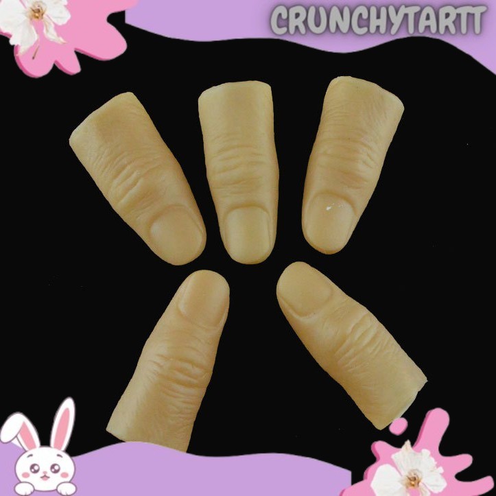 MOST TREND FAFI fake finger fake rubber finger prank toy halloween ...