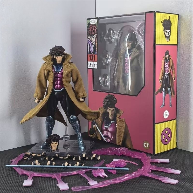 CT Toys Mafex131 X-MEN Gambit Action Figure Remy Etienne LeBeau Pvc ...