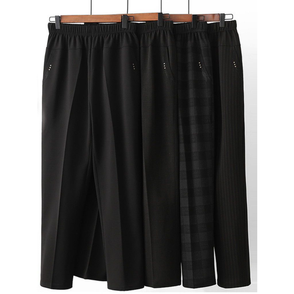 Long pants for middle-aged mothers 50 60 years old MAMAQ89, soft Korean ...