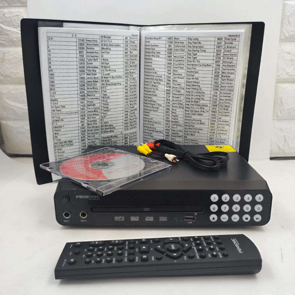 MO PENSONIC 25KV-3607CB KARAVISION TECHNOLOGY Karaoke Dvd Player with ...