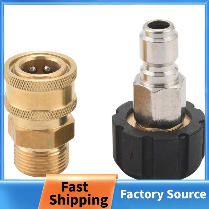 Pressure Washer Adapter Set, Quick Connect Kit, Metric M22 15Mm Female ...