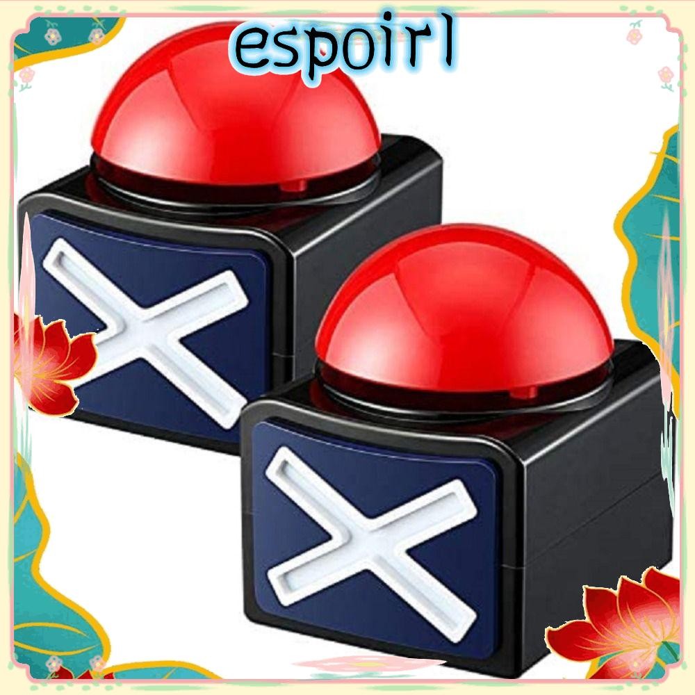 ESPO Game Answer Buzzer, Sounding Toy with Sound Light Red Game Buzzer ...