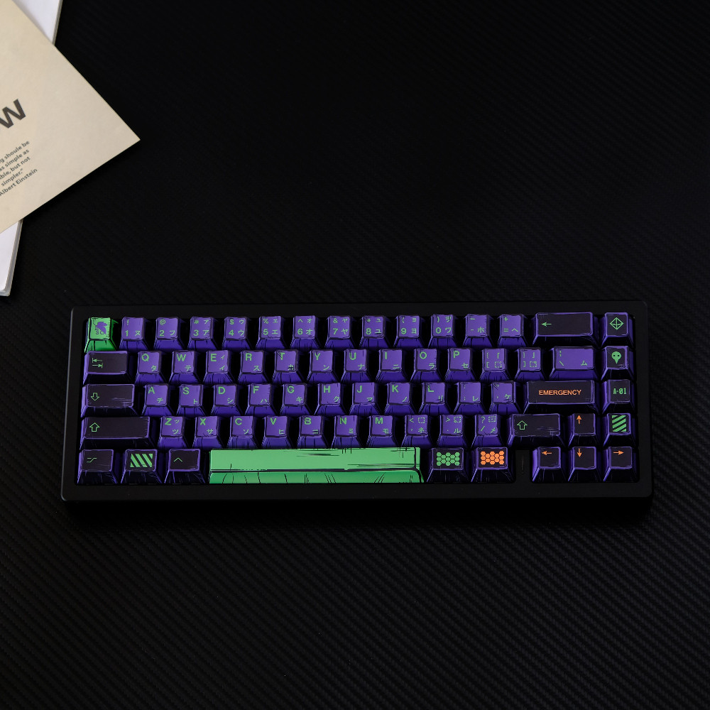 Comic Style Mecha Keycaps Cherry Profile PBT Dye Sublimation Keycap For ...