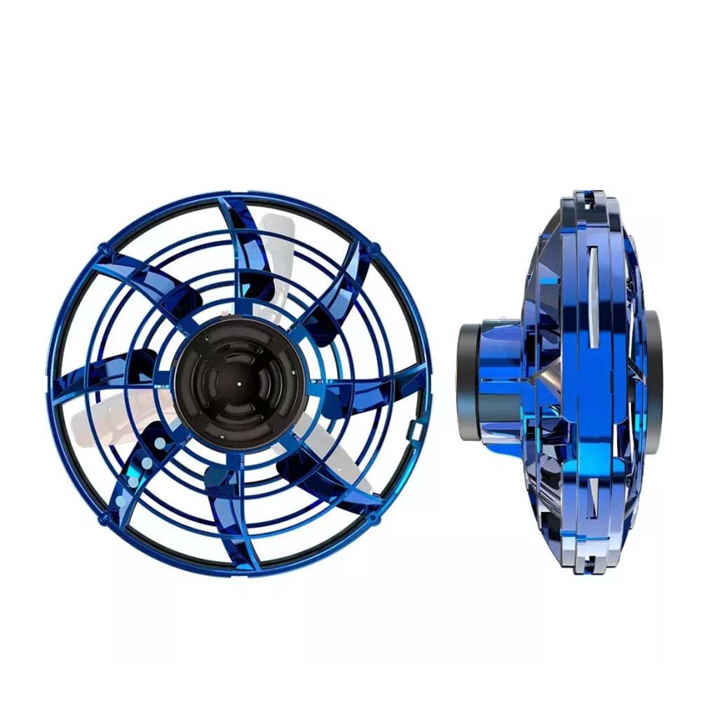Gyro Drone Mini LED type Flying Helicopter spinner Fingertip Toy ...