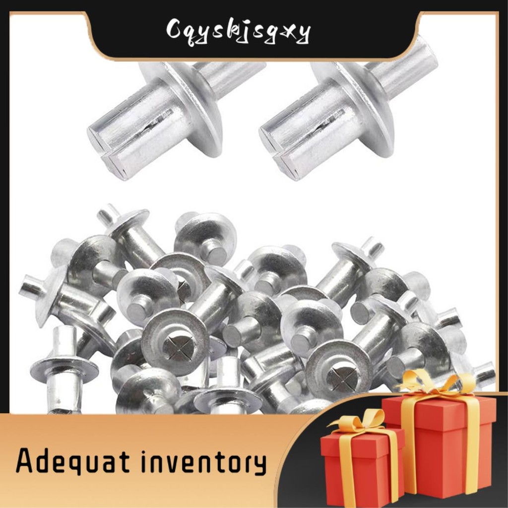 cqyskjsgxy 100PCS Aluminum Alloy Drive Rivets Set Kit Hammer Drive ...
