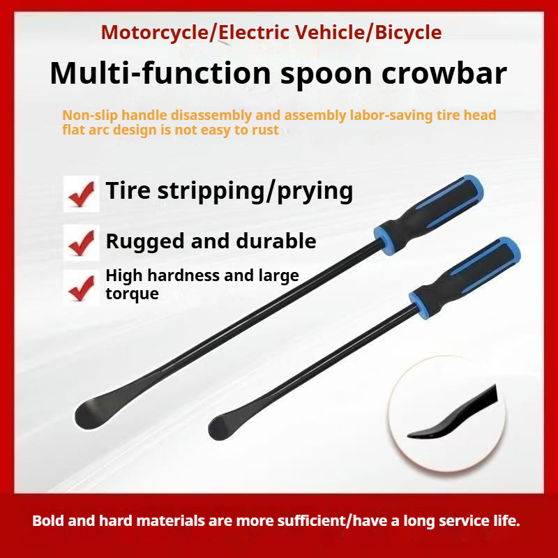 Multi-Function Long Tire Crowbar Tire Replacement Tool Car Pry Bar ...
