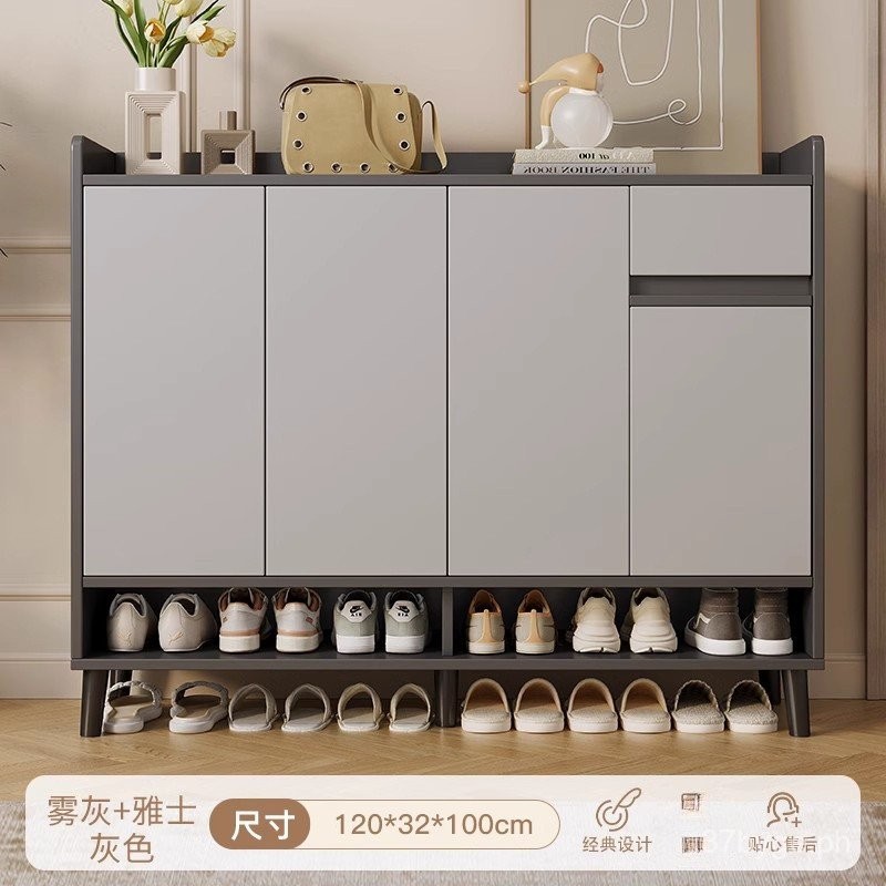 Outside the Door Corridor Corridor Shoe Rack Shoe Cabinet Home Doorway ...