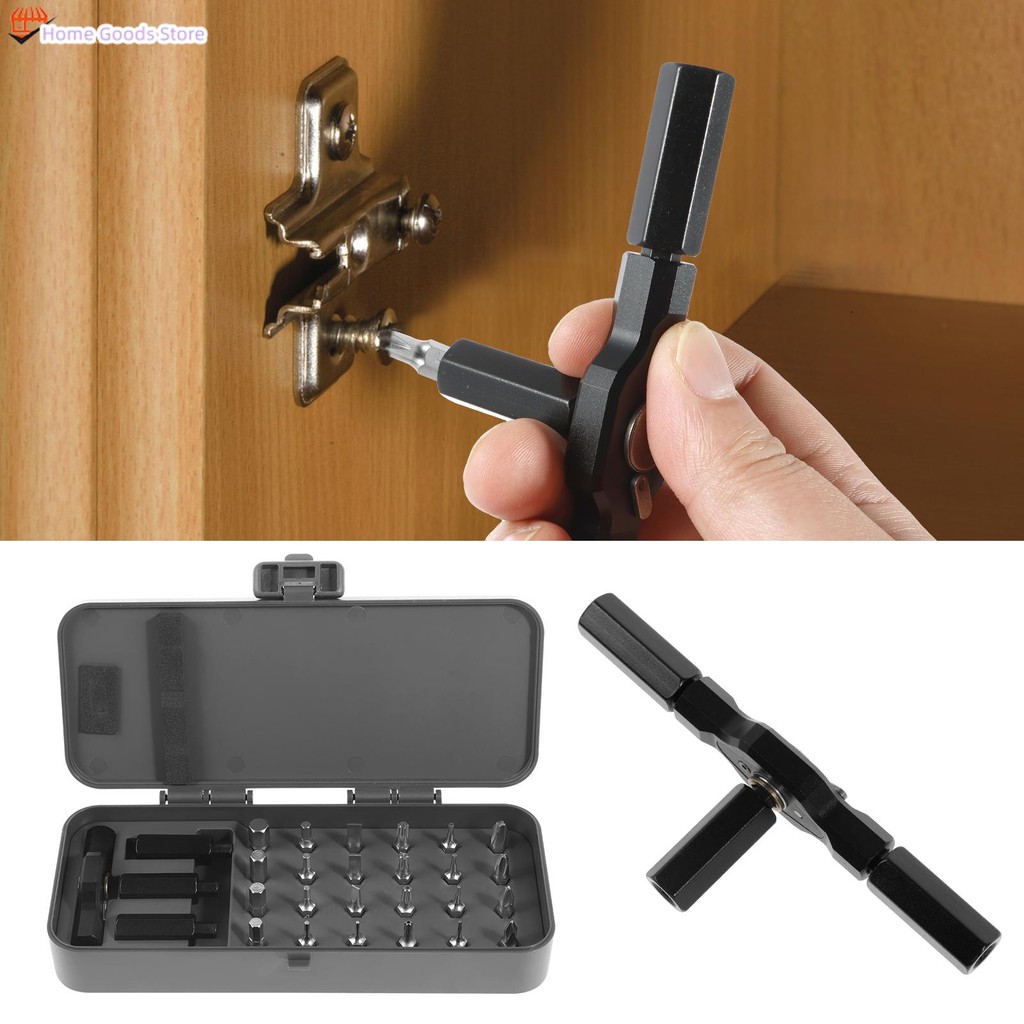 DIY Screwdriver Set 24 In 1 Precision Ratcheting Screwdriver Set ...