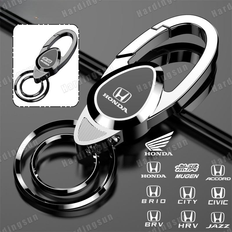 Honda Metal Car Keychain Motorcycle Key Holder High-end Hanging Key ...
