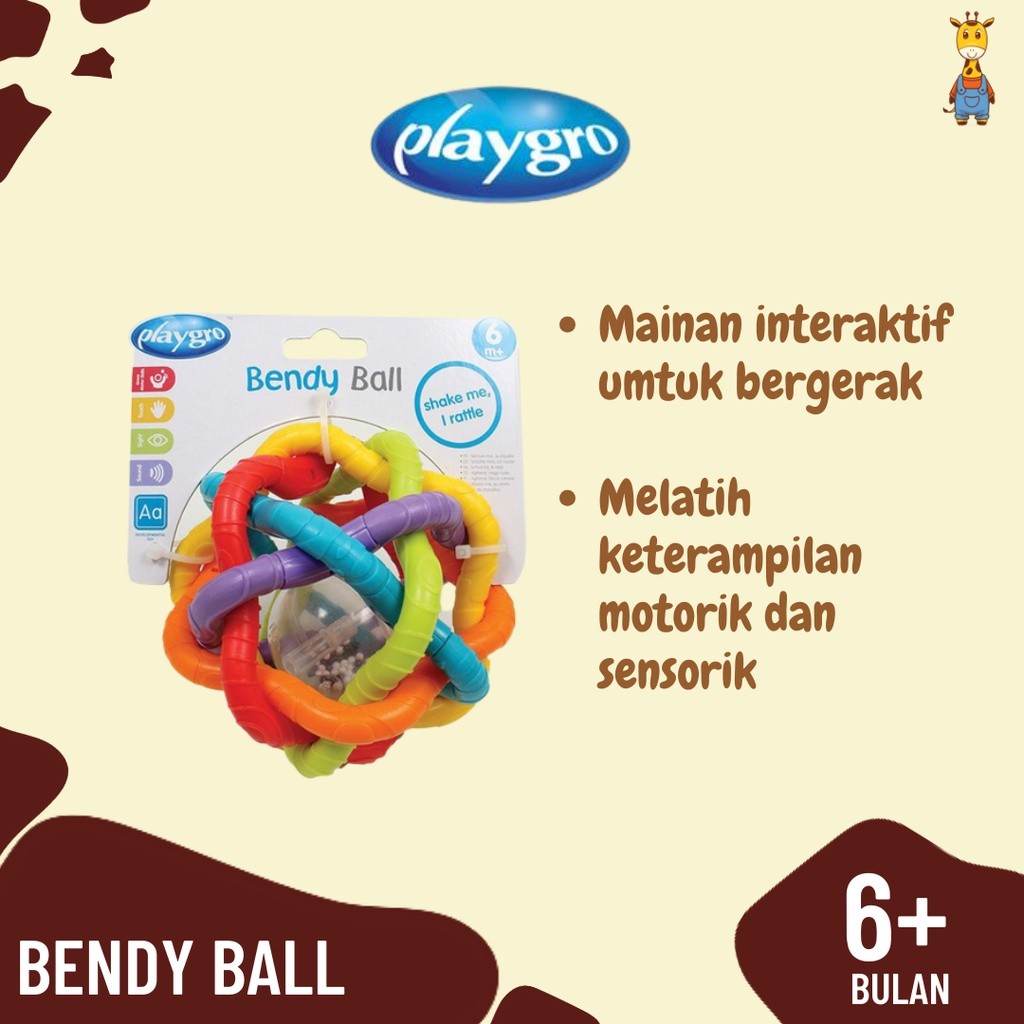 Playgro Baby Bendy Ball - Ball Toys for Toddlers | Shopee Philippines