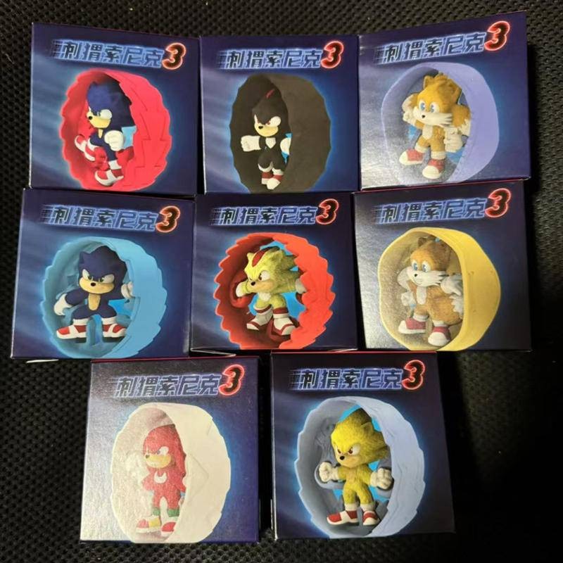 2024 McDonald's Sonic the Hedgehog 3 Action Figure, McDonald's December Happy Meal toy, Sonic ...