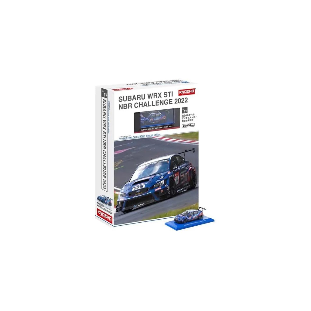 KYOSHO MINI CAR & BOOK No.17 1/64 SUBARU WRX STI NBR CHALLENGE 2022 | Shopee Philippines