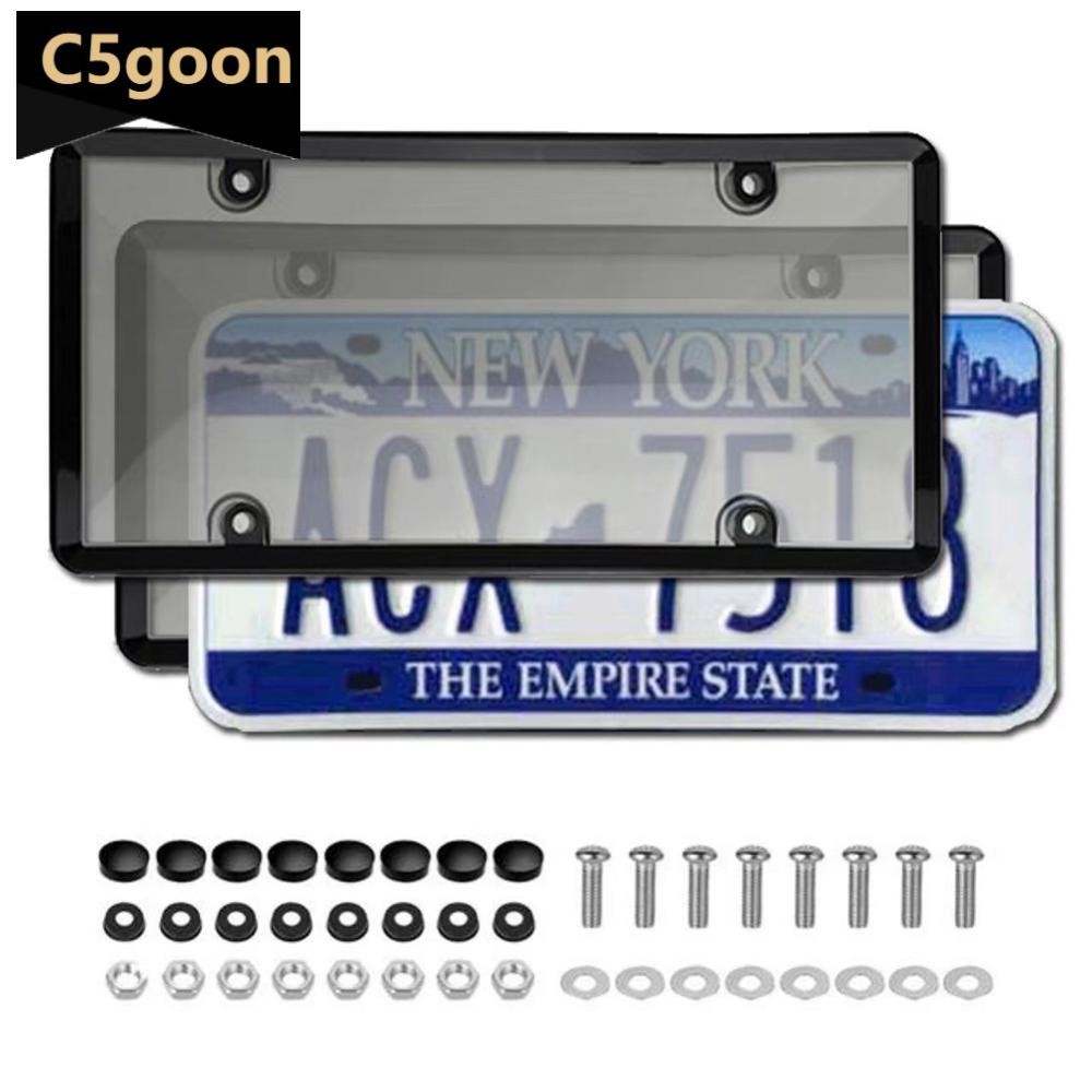 C5GOON Universal 6Inchx12inch Car American License Plate Frame with ...