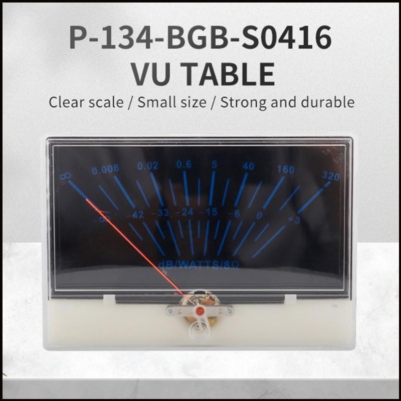 RUN P-134 VU Meter Header DB Level Header Power Amplifier Level Meter ...