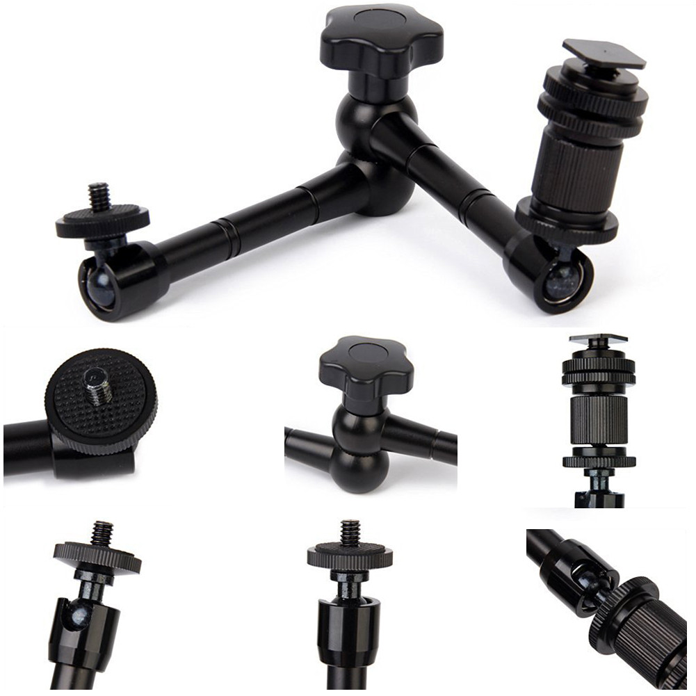 T0# 11 inch Adjustable Friction Articulating Magic Arm for DSLR LCD ...