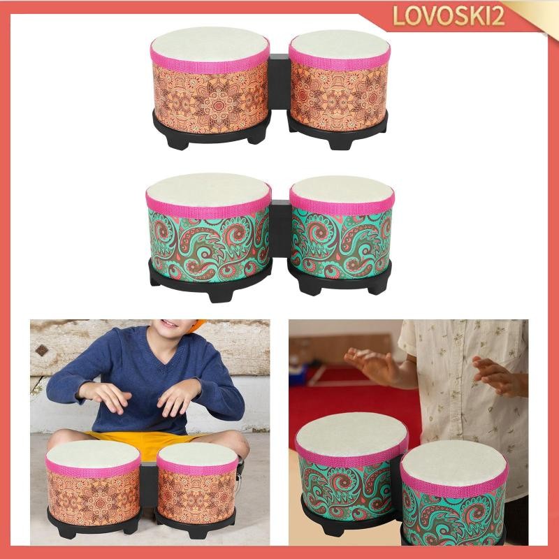 [Lovoski2] Bongo Drum 5'' and 6'' Set Bongo Drum Set for Children ...