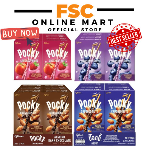 [FSC] Pocky Crushed Nuts/ Fruits ( Almond Dark / Almond Milk ...