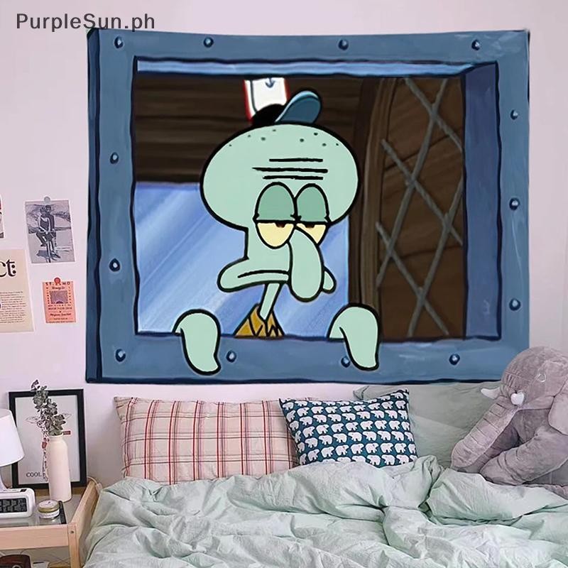 PurpleSun SpongeBob SquarePants Cartoon Decoration Background Hanging ...