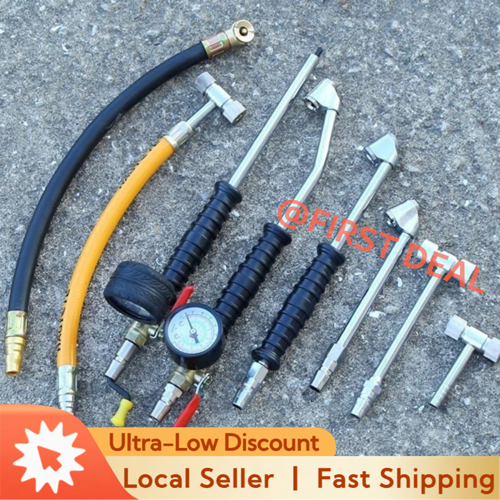 Car Tire Fast Inflation Rod Hand Crank Tire Inflator Nozzle Fast ...