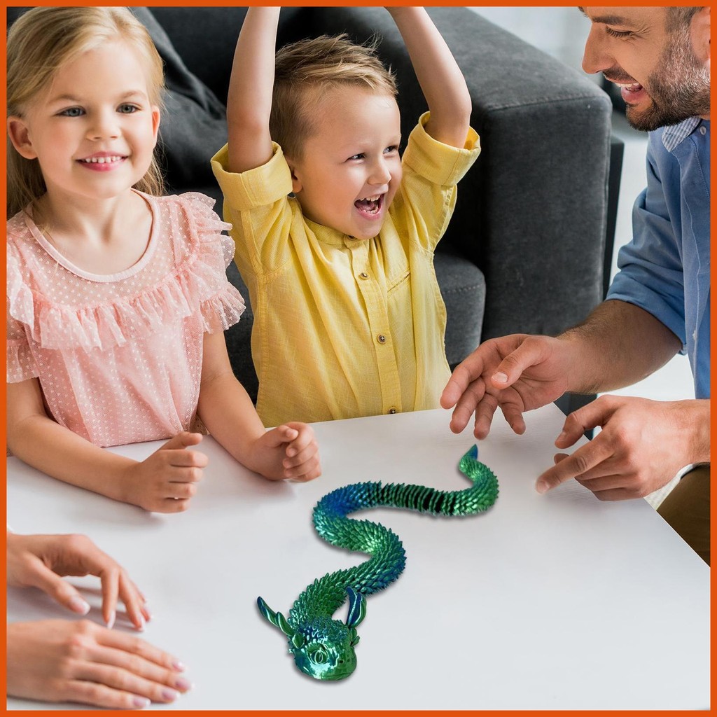Articulated Snake Toy Articulated Full Body Movable 3D Printed Animals ...