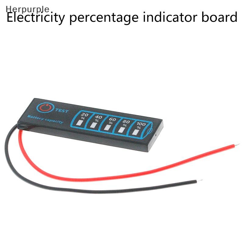 Her Dc5v 30v Battery Level Indicator Phosphate Lead Acid Battery Capacity Display Tester Module