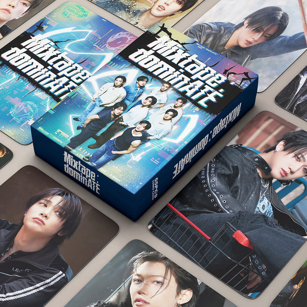 55pcs STRAY KIDS SKZ Mixtape dominATE Project Lomo cards 7th ...
