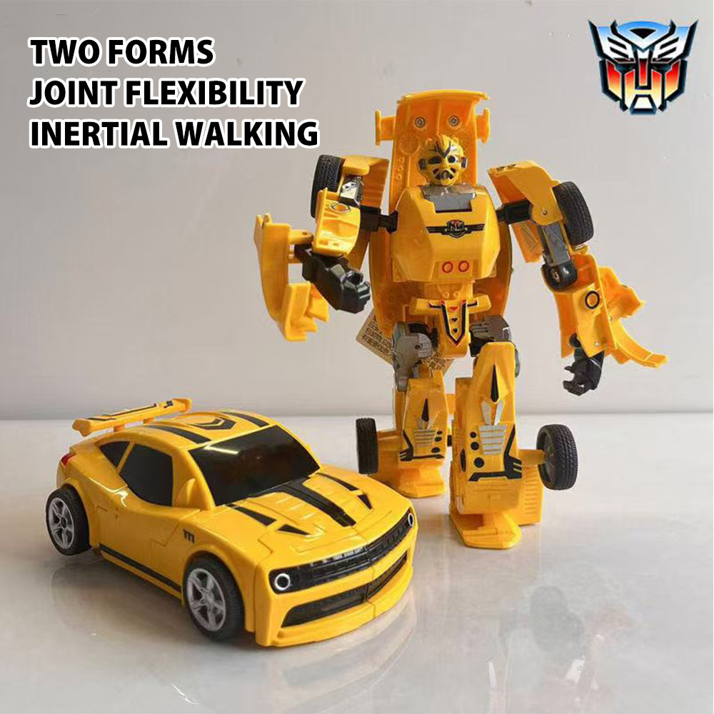 Building Transformable Prime Bumblebee Optimus Block Car Toy Kids Block ...
